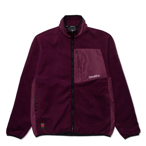 Primitive | Jackets & Coats | Primitive Peak Mock Burgundy Jacket ...